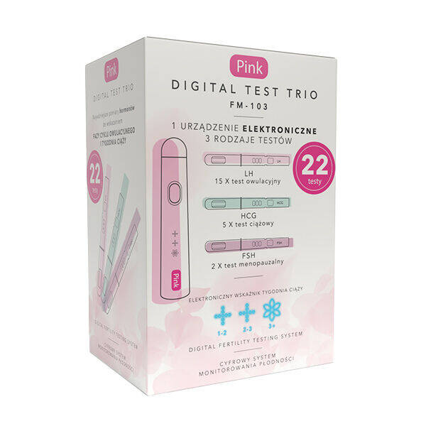 Pink Digital Test Trio | Testy ciążowe i owulacyjne, żele \ Testy ...